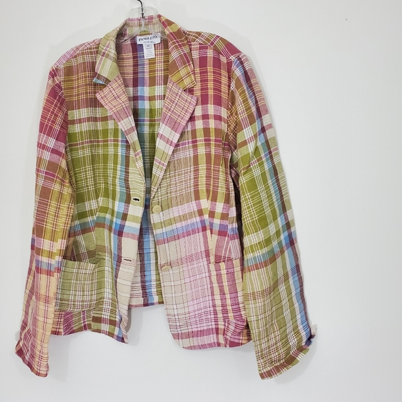 Pendleton | Jackets & Coats | Vintage Pendleton Plaid 0 Linen Jacket ...